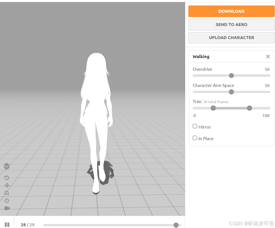 用vrm模型导入unity并使用mixamo网站动画-CSDN博客