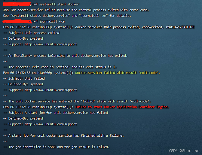 记一次docker启动失败exit-code_docker exit-code-CSDN博客