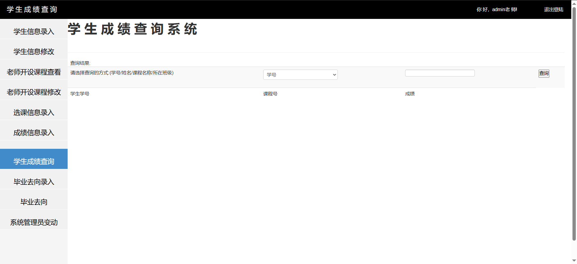 基于Python flask的学生成绩管理系统【107】_基于python的学生成绩管理系统-CSDN博客