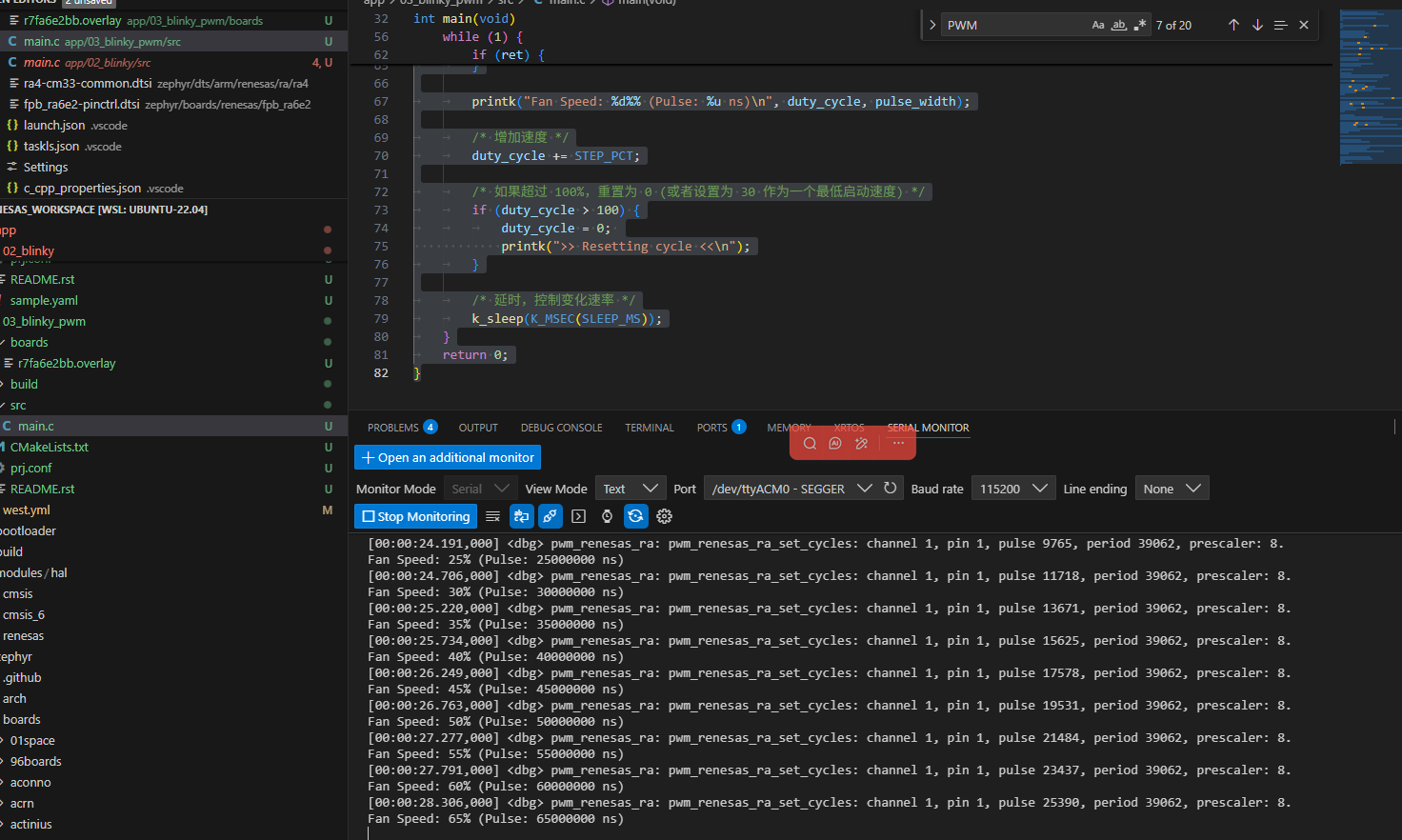 【瑞萨RA × Zephyr评测】GPIO/KEY/PWM测试_zephyr 瑞萨ra6e2-CSDN博客