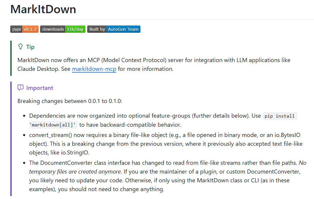 MarkItDown如何接入AI系统提供服务？_如何将md文件提供给ai-CSDN博客