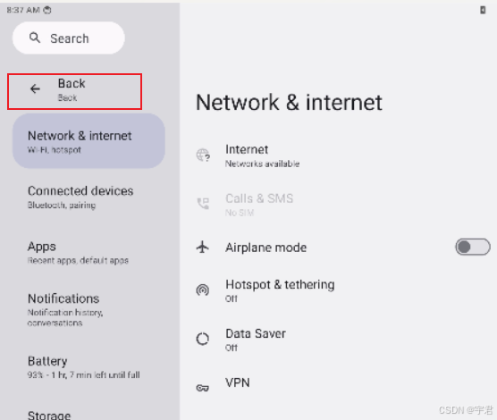 android 14 设置菜单中增加返回操作_android settings添加返回功能-CSDN博客