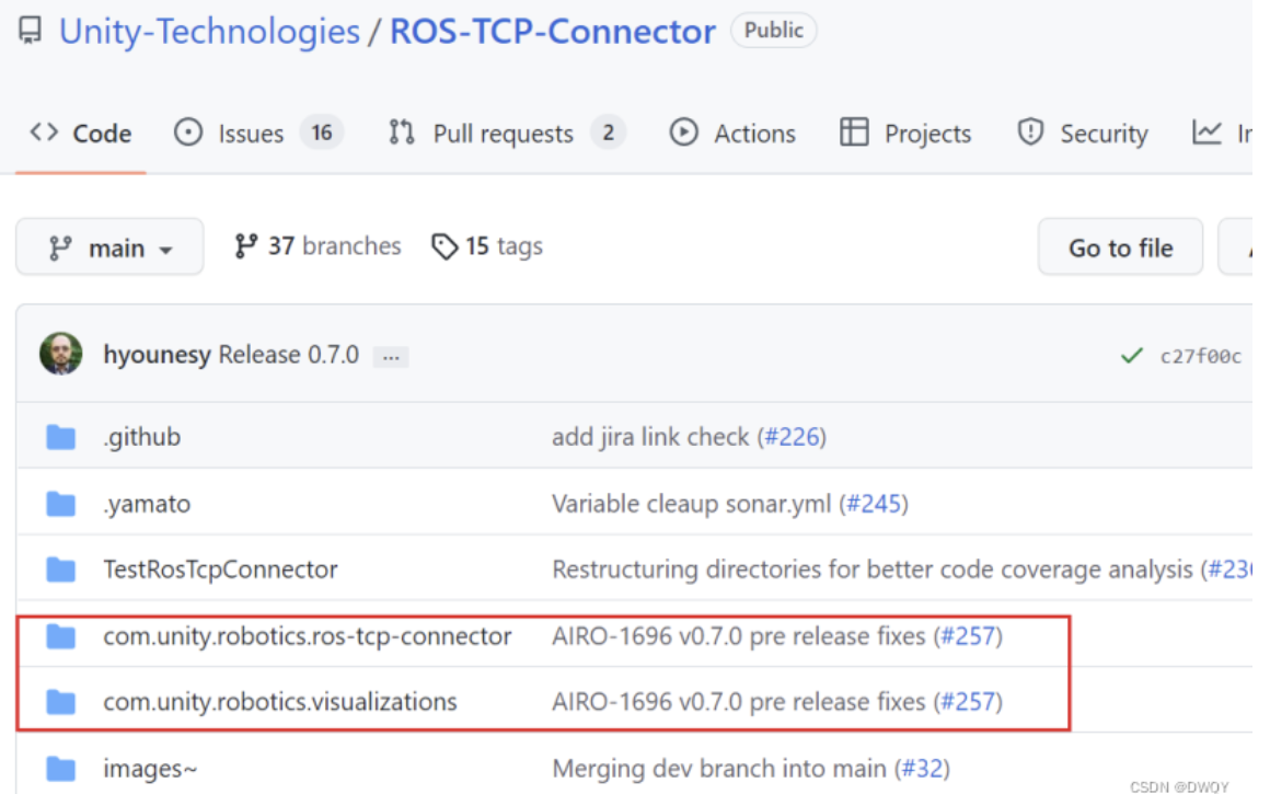 ROS-Unity 连接教程（ROS1版本）_ros-tcp-connector-messages下载链接-CSDN博客