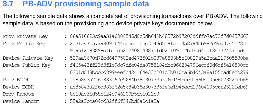 蓝牙学习之Provision（5）PB-ADV provisioning sample data 数据检证-CSDN博客