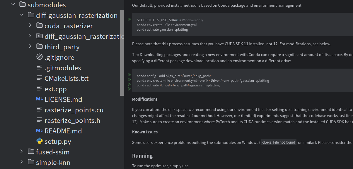 3d Gaussian Splatting For Real Time Radiance Field Rendering代码复现失败，由于最后numpy出问题） Csdn博客