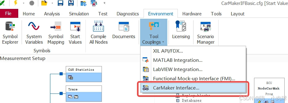Carmaker与CANoe联合仿真测试_restbus simulation-CSDN博客