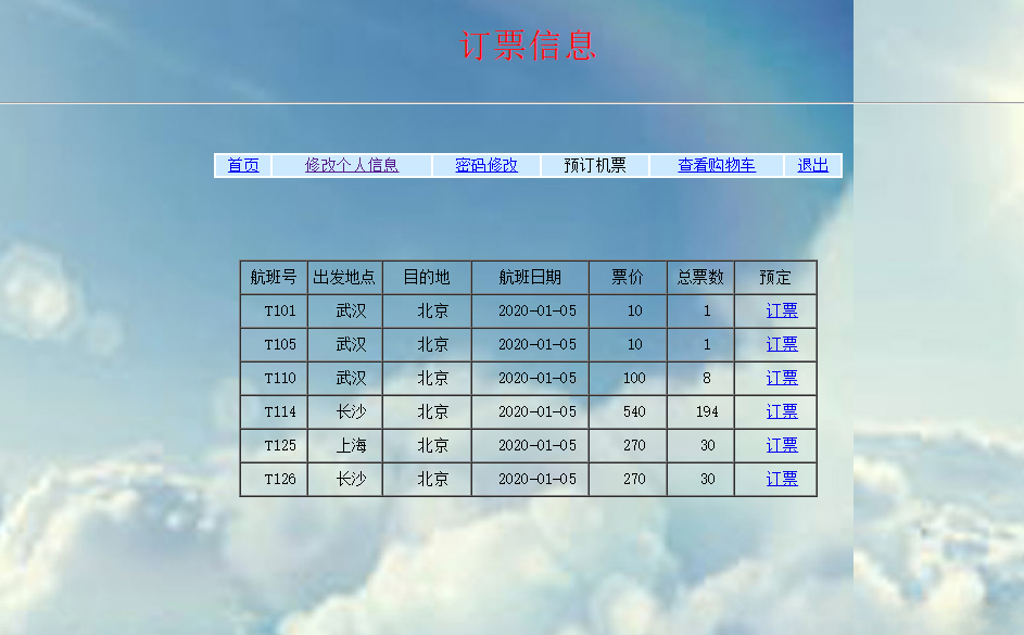 Javaweb Jsp飞机订票系统航空机票预订销售系统(机票预订系统)java机票实名销售系统 Csdn博客