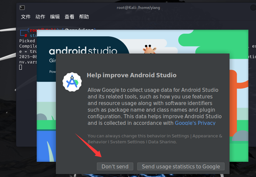Linux(Kali)安装Android Studio 2022配置NDK r23c_kili如何安装android studio-CSDN博客