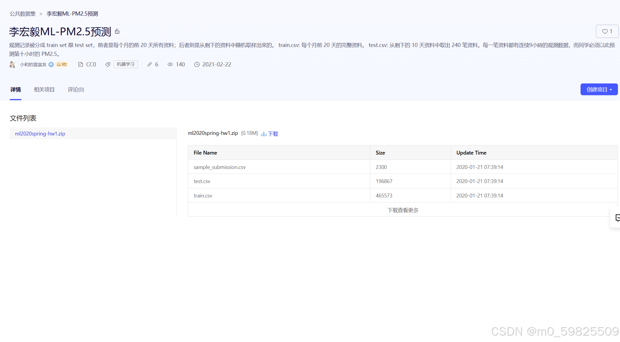 机器学习作业1-PM2.5预测_机器学习算法预测pm2.5-CSDN博客