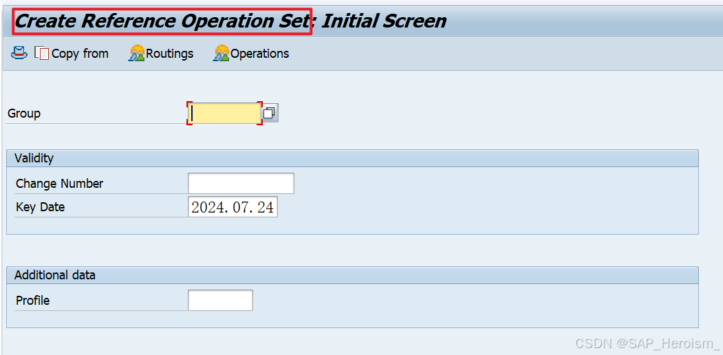 CA11-参考工序集的创建_sap ca11-CSDN博客