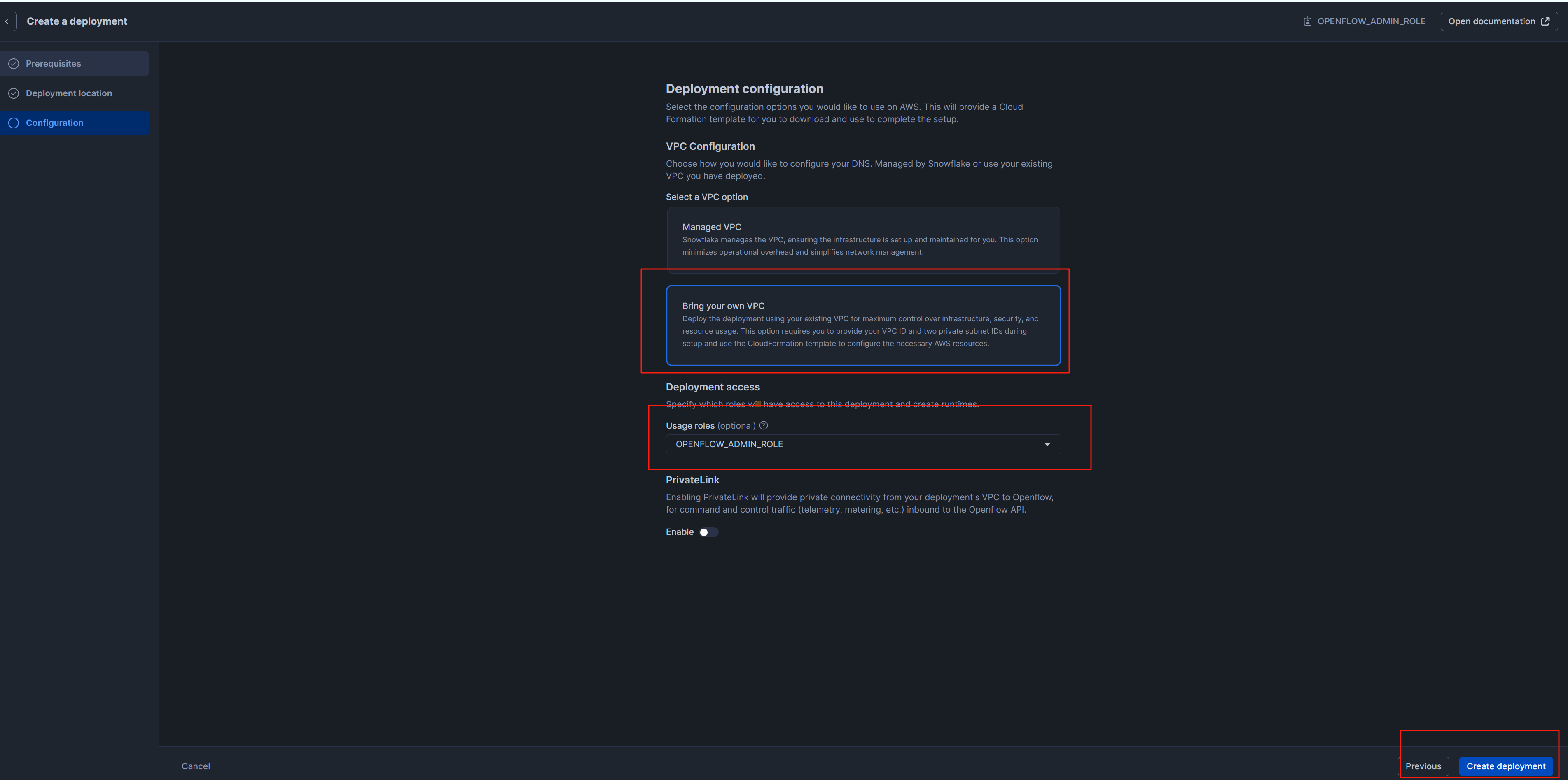 [Snowflake]如何使用 AWS CloudFormation 创建Snowflake Openflow BYOC 部署-01_aws ...