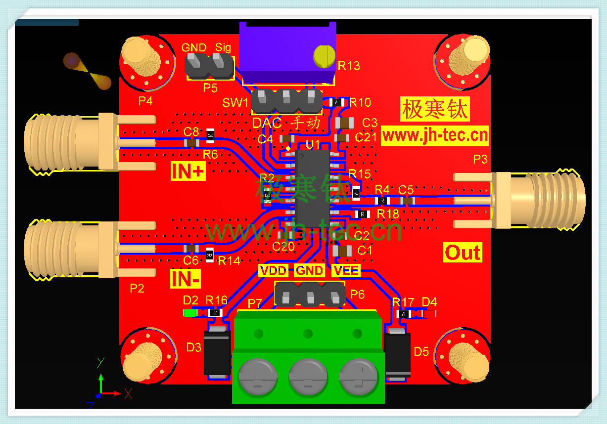 VCA821 AGC/VCA原理图电路图PCB设计以及注意事项_vca821静态电流-CSDN博客