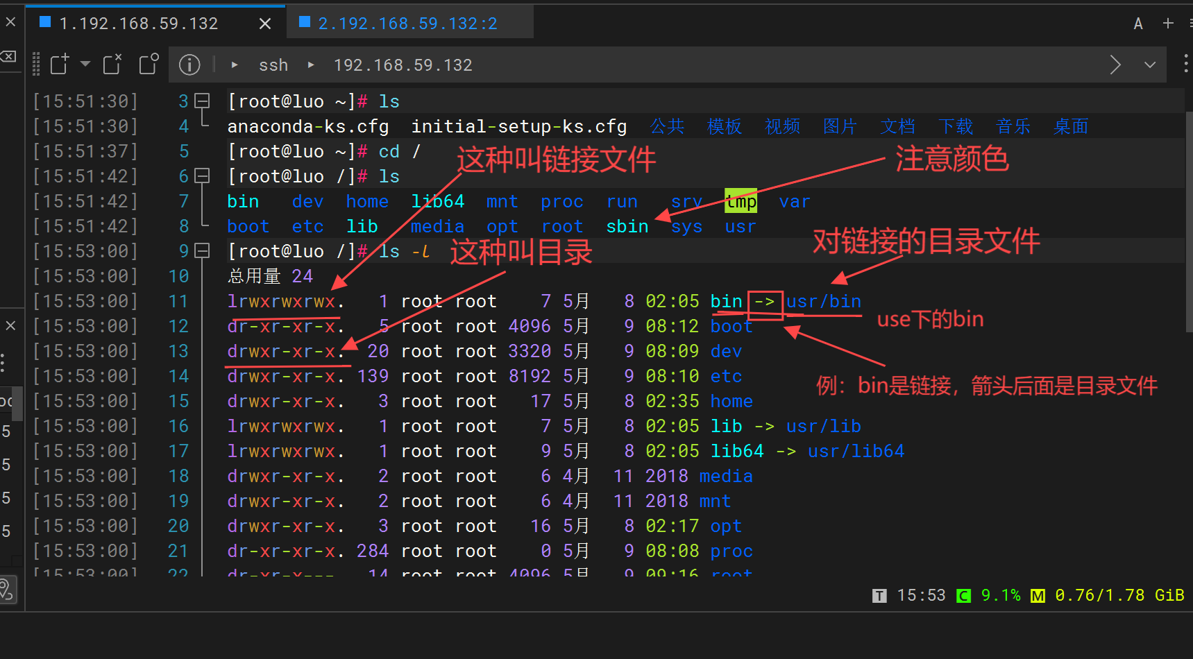 Linux系统文件与目录管理_linux查看目录时间-CSDN博客