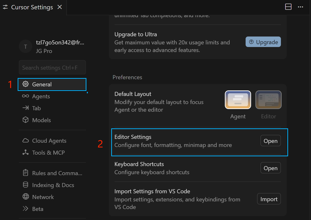 解决cursor的This model provider doesn‘t serve your region.Visit https://cursor.com/docs/account ...
