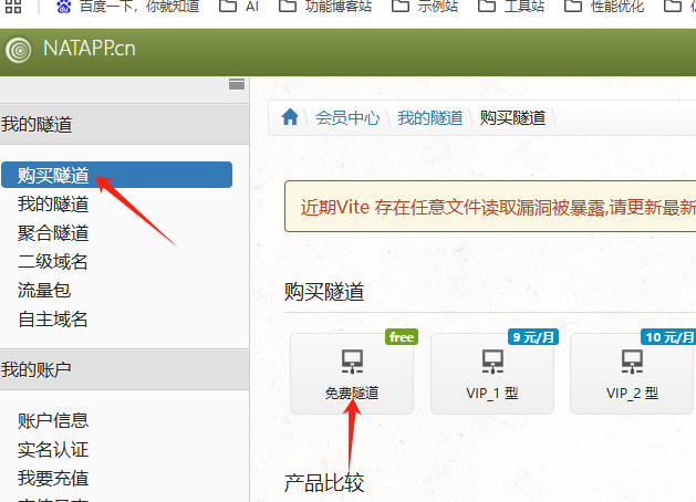 natapp免费内网穿透方法_natapp免费版-CSDN博客