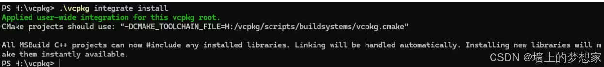 为Visual Studio使用vcpkg快速引入第三方库进行C++开发（以Eigen库为例）_visual studio vcpkg-CSDN博客
