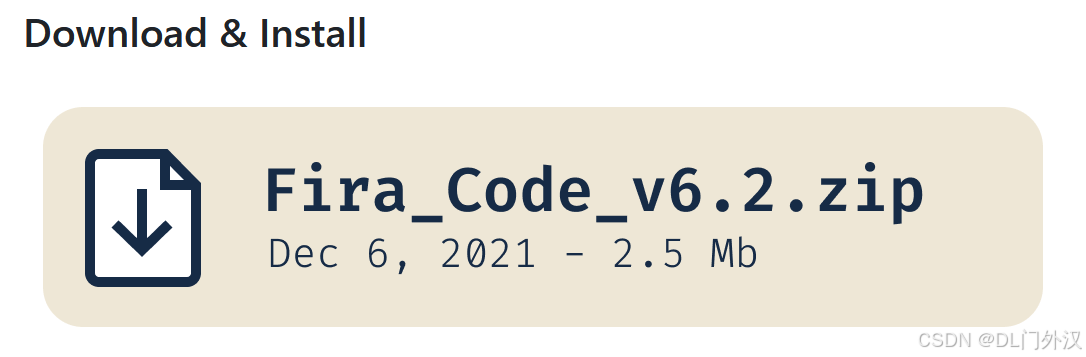 为VScode安装Fira Code字体_vscode安装字体-CSDN博客