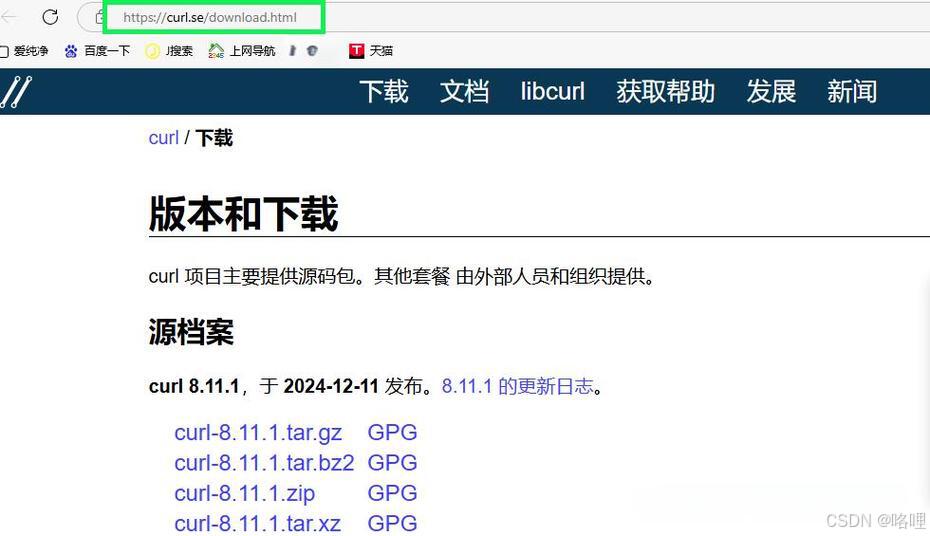 Windows Curl安装指南：下载、配置与API测试_怎么在win10装curl-CSDN博客