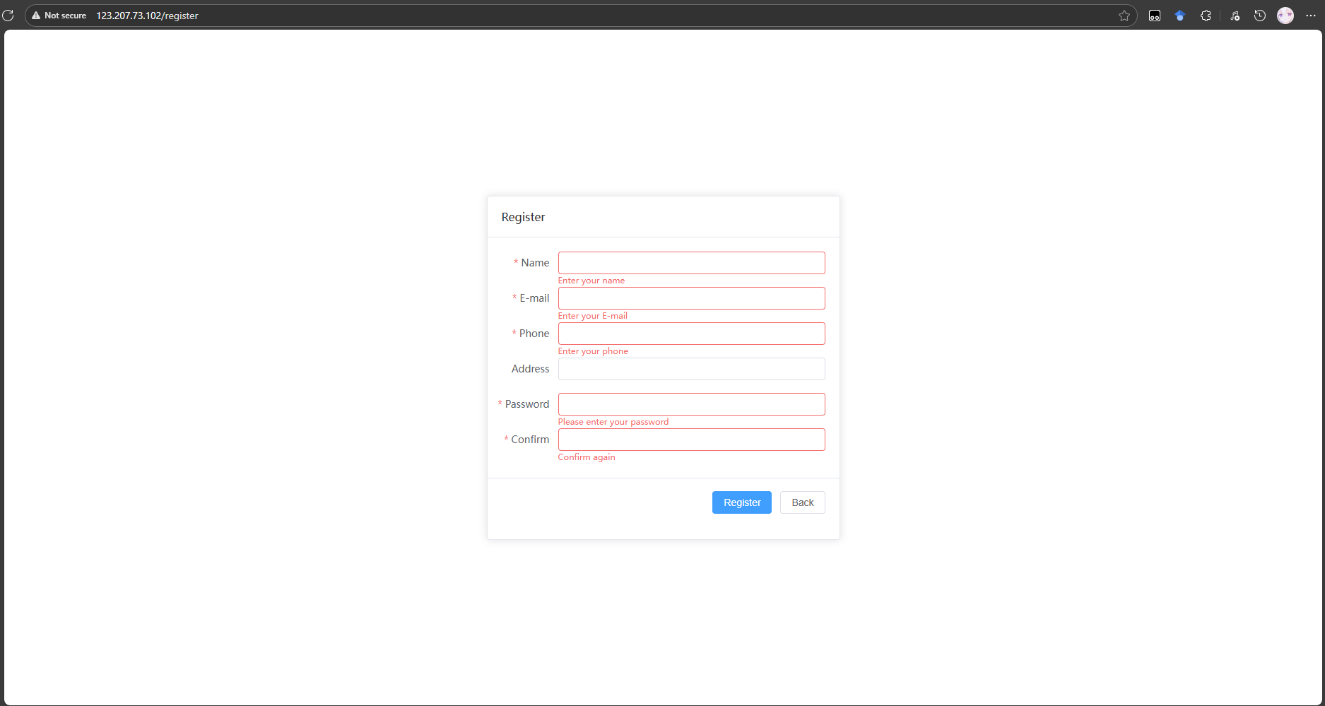 First Assignment - Frontend and Backend Separation Contacts System-CSDN博客