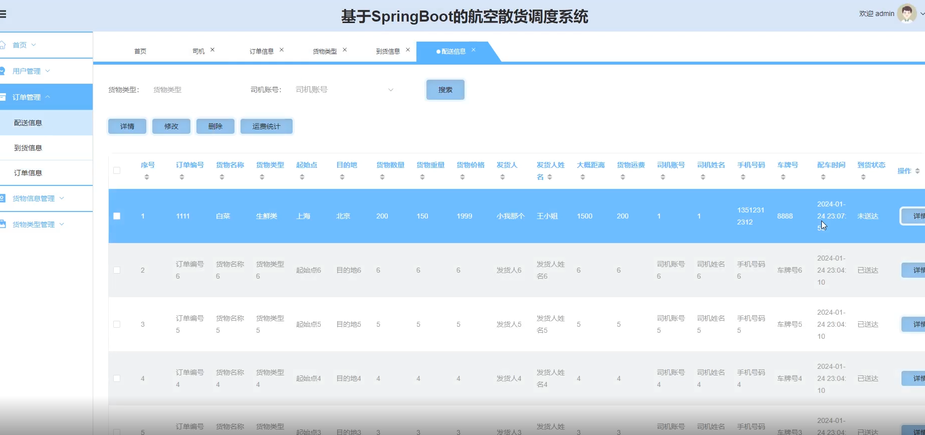 基于数据可视化springbootvue的航空散货调度系统设计和实现源码论文部署讲解等 Csdn博客