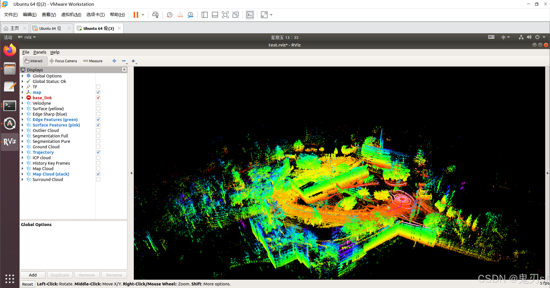 ROBOT基于Slam算法_Ros环境_Stm32f1遥控_Nrf无线传输_Stm32f4下位机_Jetson nano上位机_Robosence激光雷达. 009 Lego_Loam算法初步 ...