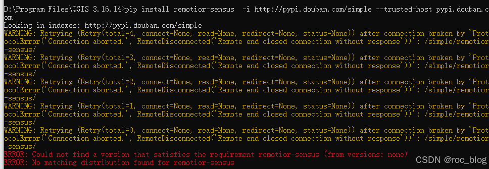 QGIS安装分类插件SCP(Semi-Automatic Classification Plugin)出错，以及python安装包问题解决_qgis scp-CSDN博客