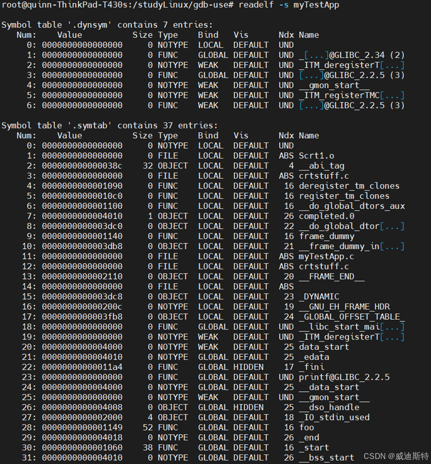 linux命令：用于显示 UNIX-like 系统(包括Linux)ELF文件信息的命令行工具readelf详解_readelf命令-CSDN博客