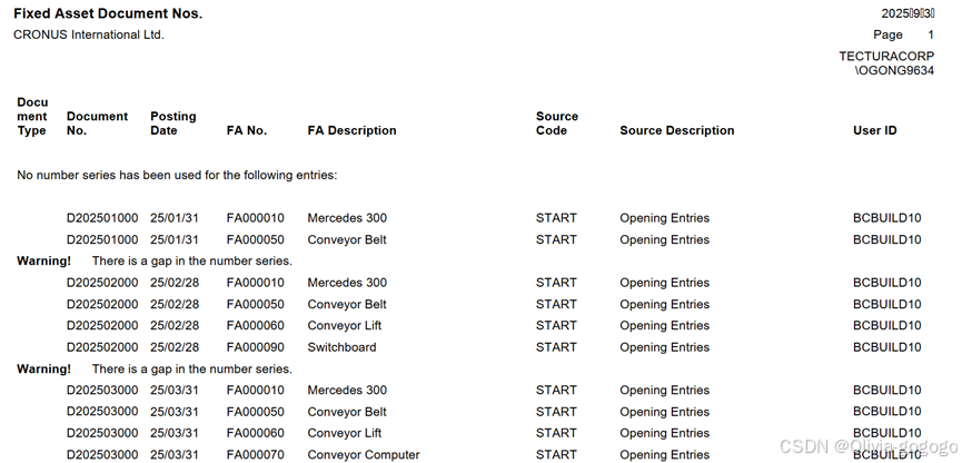 Fixed asset document Nos-CSDN博客