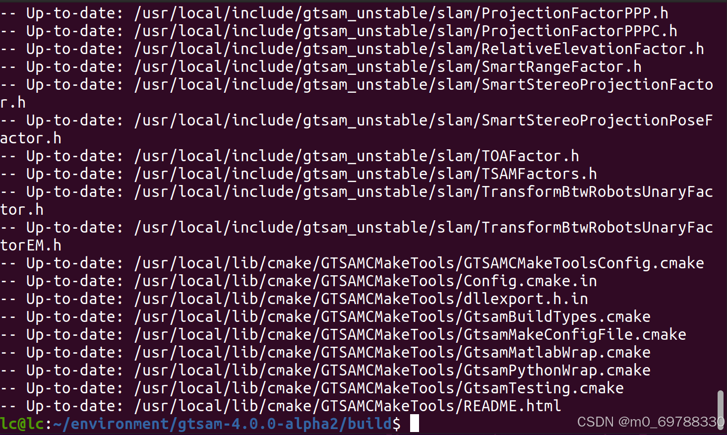 Ubuntu20.04下安装gtsam_gtsam安装-CSDN博客