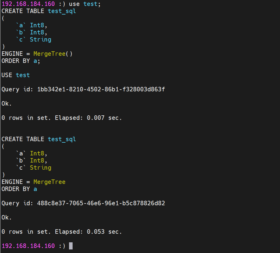 ClickHouse【使用篇】02：ClickHouse的SQL操作_clickhouse update语句-CSDN博客