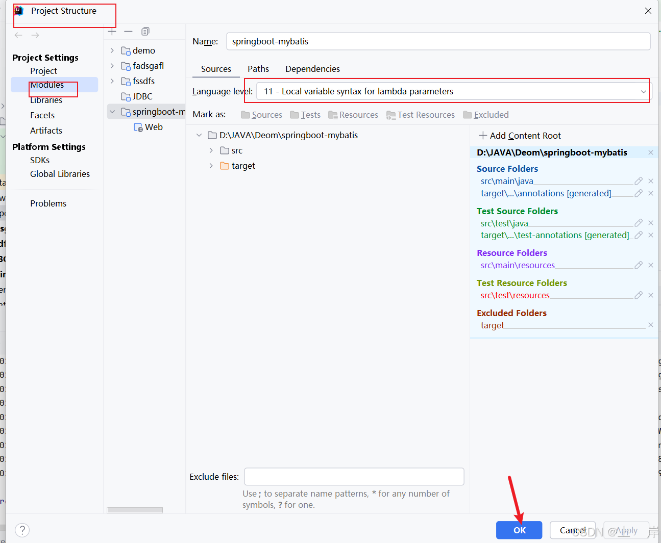 解决创建一个Springweb的项目如何修改JDK与java不匹配_生成spring项目的时候选择的jdk版本需不需要跟电脑安装的jdk版本一样-CSDN博客