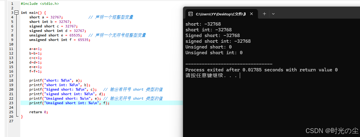 C语言菜鸟入门·关键字·修饰关键字short、long、signed、unsigne详细_c语言short-CSDN博客