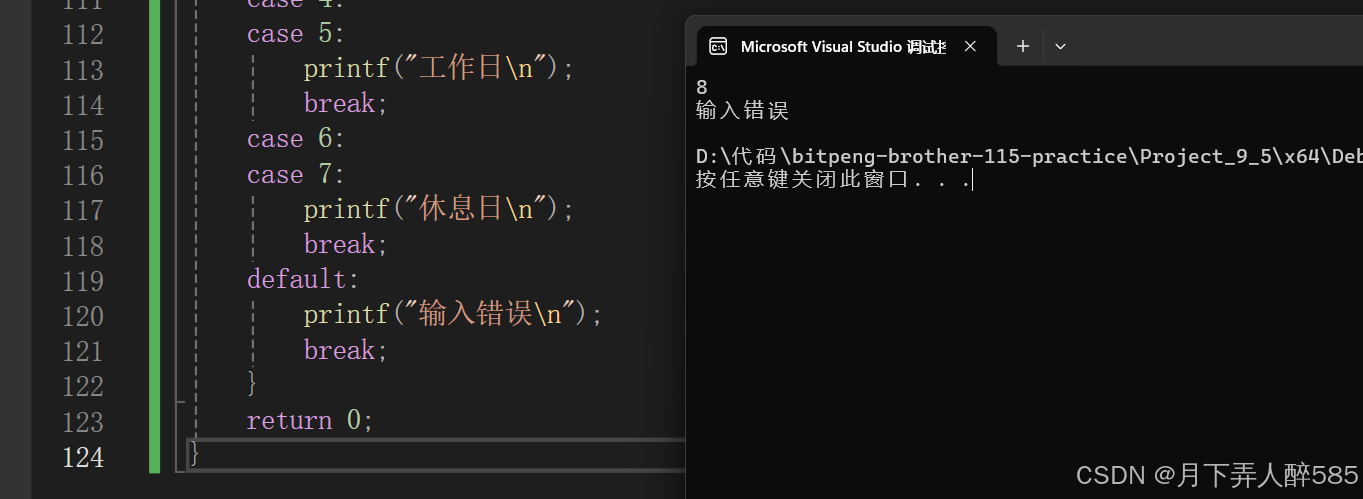 switch语句-CSDN博客