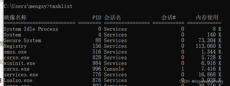 windows bat tasklist taskkill命令的解读-CSDN博客