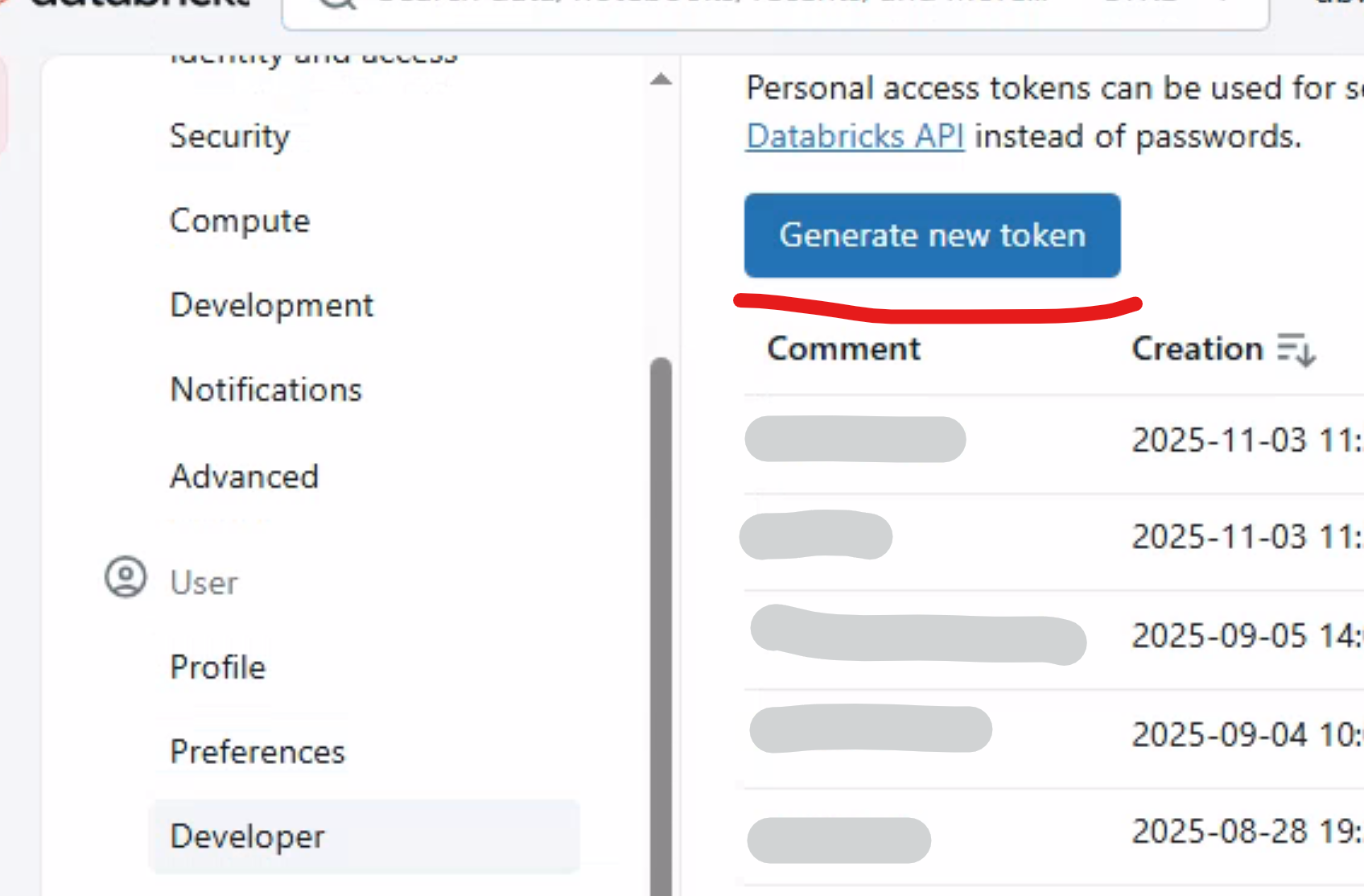 databricks secrets 设置及获取_databricks的token在哪里找-CSDN博客
