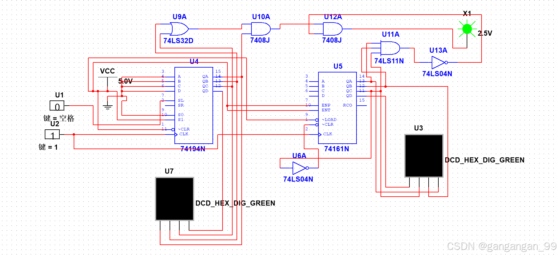 scau数电 8421综合实验-CSDN博客