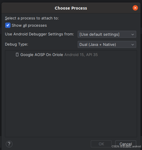 android 15 源码分析【环境搭建： asfp 调试framework-java 与 native】_android asfp-CSDN博客