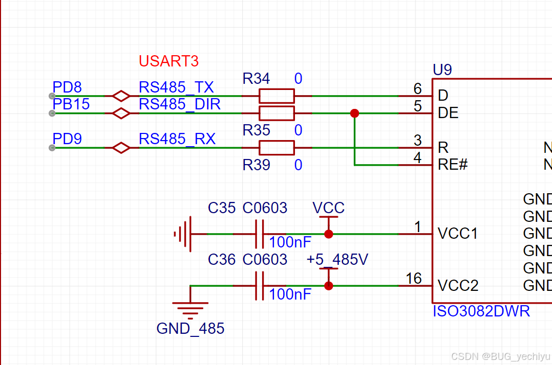 Stm32cubemx使用5 配置串口用于485通信 Stm32cubemx 485 Csdn博客