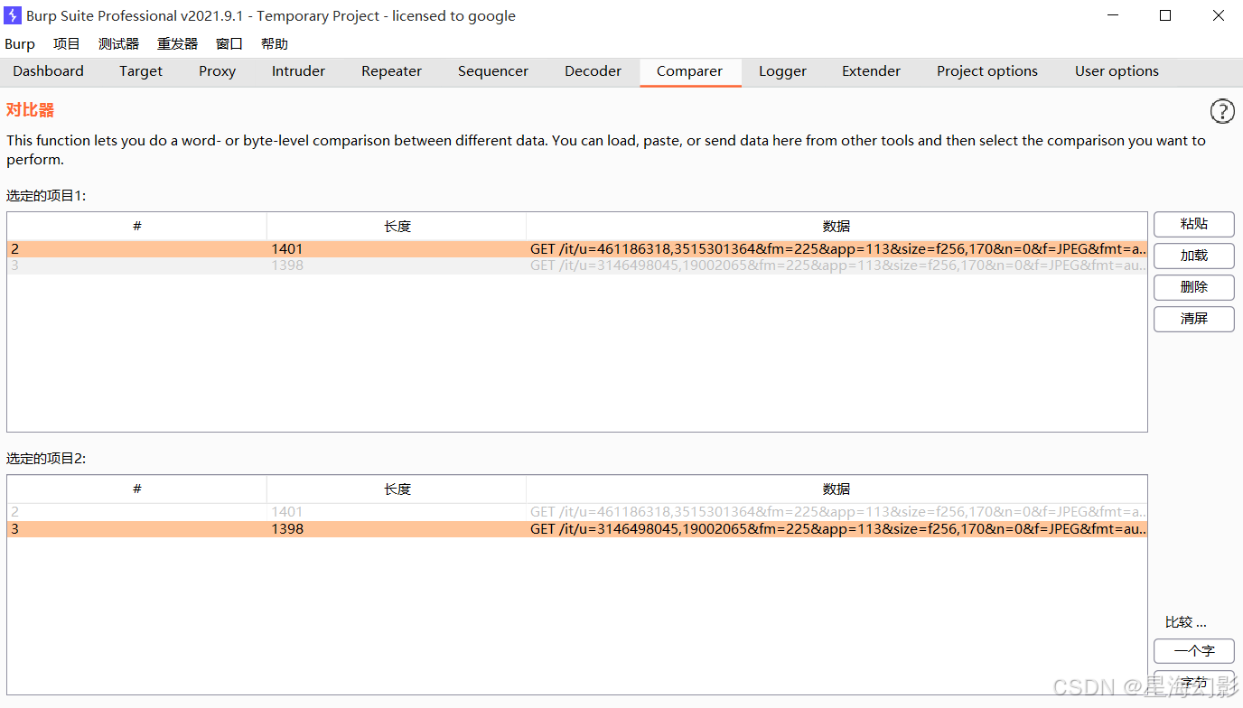 BurpSuite工具-decodor、comparer、logger模块使用_burpsuite logger-CSDN博客