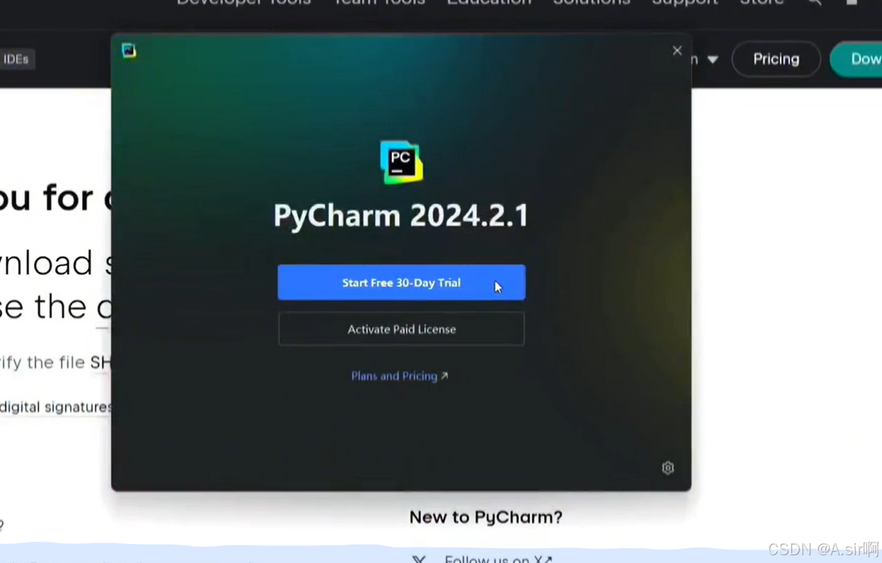 2024最新：Python与PyCharm下载教程（含汉化！！！）_pycharm中文插件下载-CSDN博客