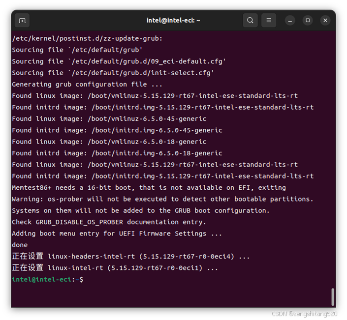 Intel-ECI之 Linux Intel LTS PREEMPT_RT内核+IgH Ethercat_intel eci-CSDN博客