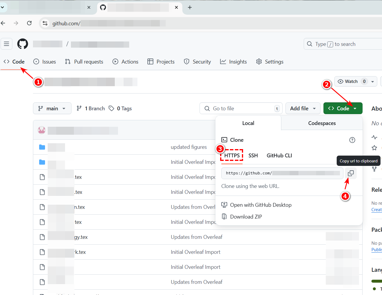 通过GitHub仓库实现Overleaf与VS Code的代码同步_vscode怎么配置overleaf-CSDN博客