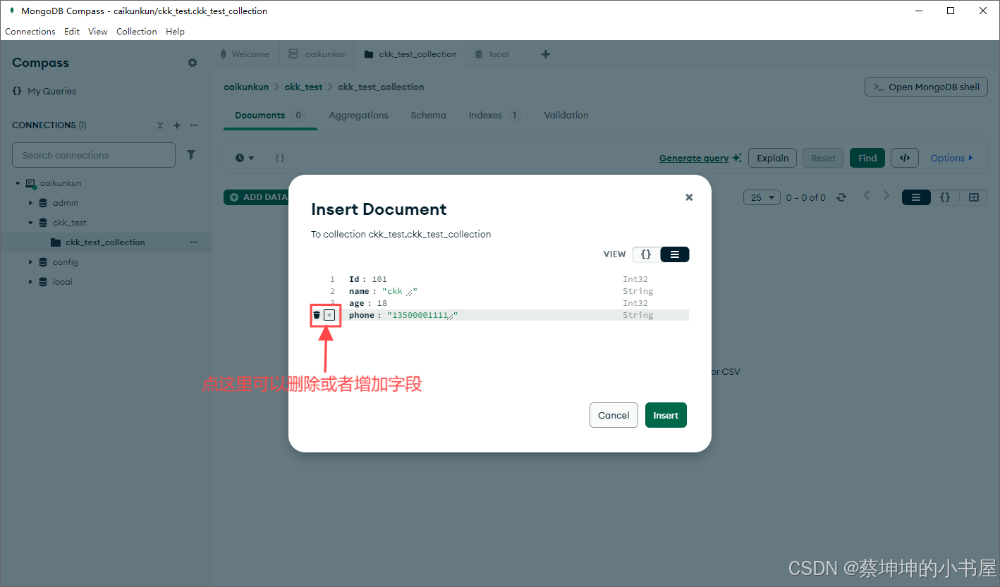 Mongodb And Mongodb Compass可视化管理工具的下载与安装（简洁版），附带建表和四个基本的增删改查语句mongodb