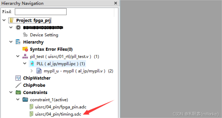 [米联派-安路飞龙DR1-FPSOC] FPGA基础篇连载-02使用安路TD开发工具创建FPGA工程_dr1m90geg484-CSDN博客