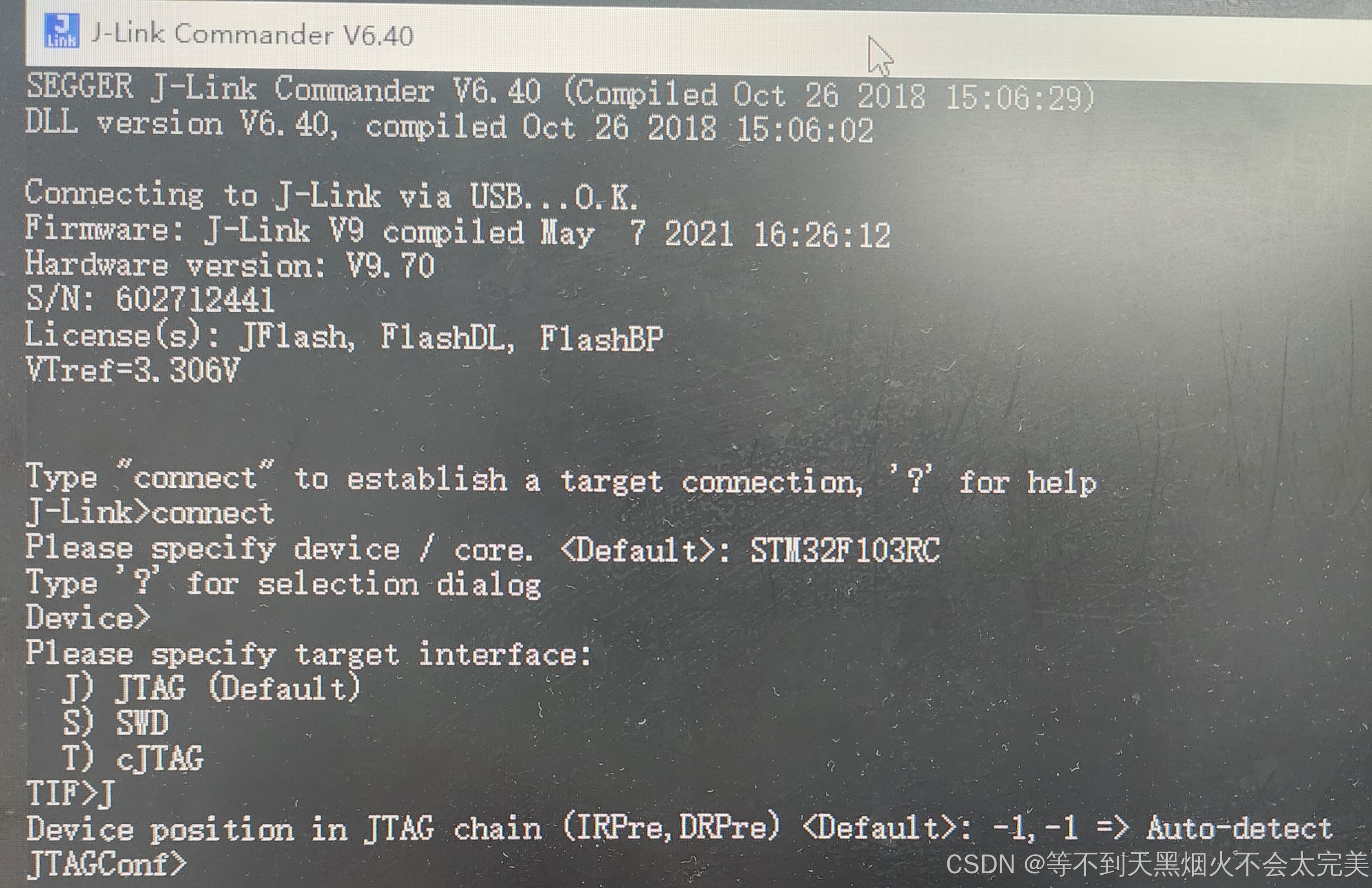 出现“cannot read J-Link version number”的解决方法_cannot read jlink version number-CSDN博客