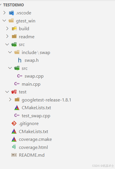 Win10下VScode使用googletest和gcovr进行单元测试_vscode gtest-CSDN博客