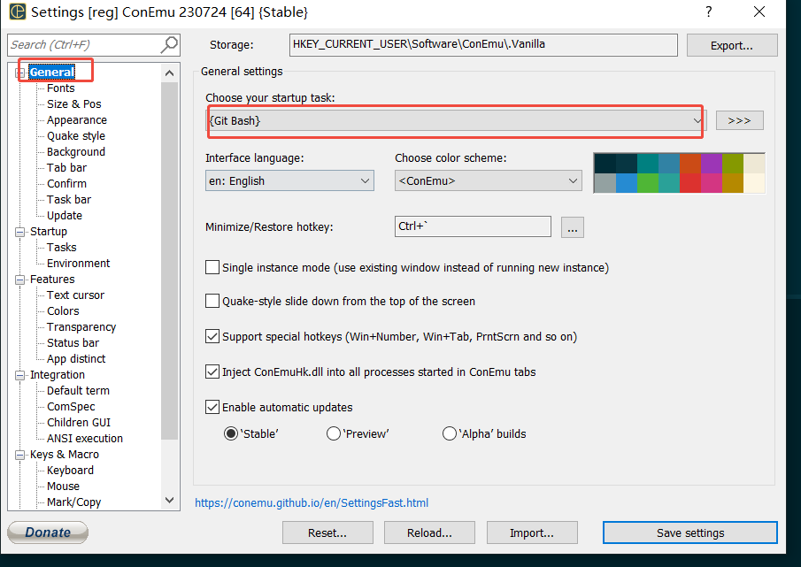 【ConEmu】windows下ConEmu配置-CSDN博客