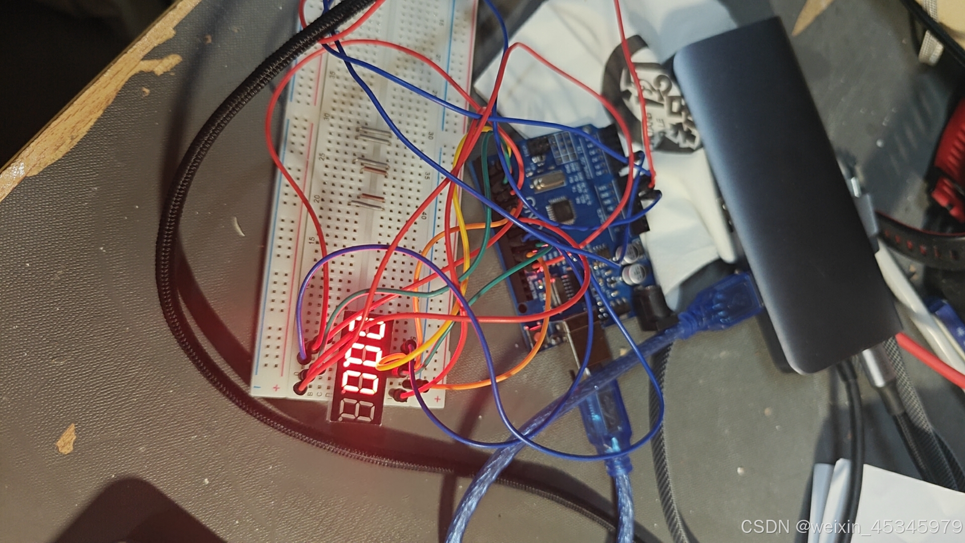 arduino 控制3461BS-1数码管实现5分钟倒计时-CSDN博客