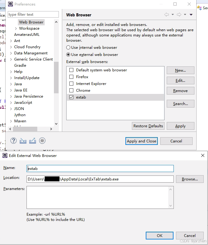 extab与eclipse同时使用不能打开收藏目录问题_extab不好用-CSDN博客