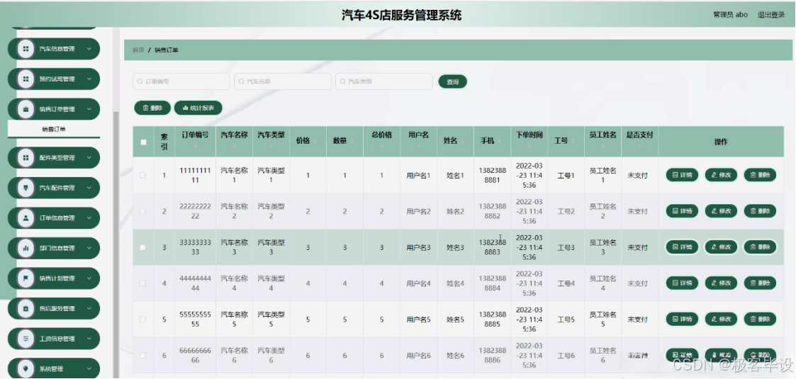 计算机毕业设计Node.js+Express汽车4S店服务管理系统(源码+程序+lw+远程调试)_js部补环境-CSDN博客